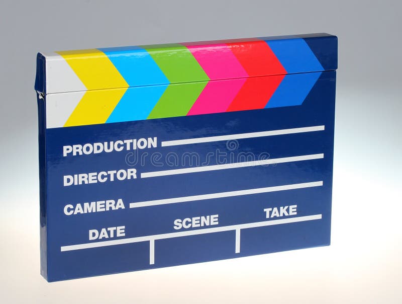 Clap board stock photo. Image of colorful, studio, camera - 37636176