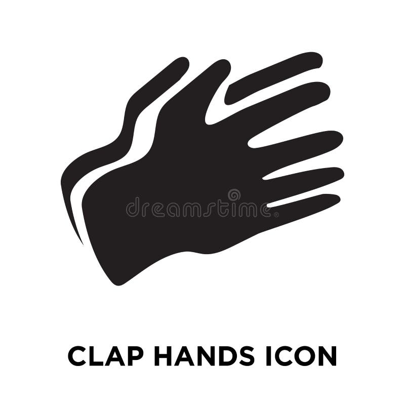 Clap Hands Icon Vector Isolated on White Background, Logo Concept of ...
