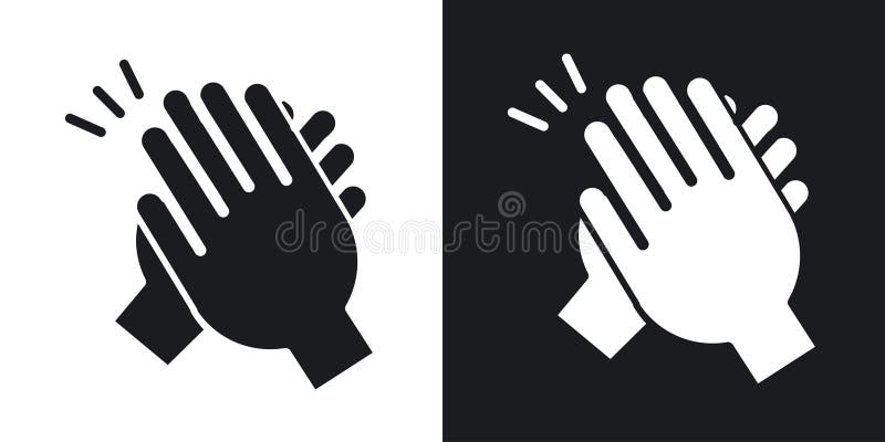 Clap vecor icon set stock vector. Illustration of abstract - 340660247
