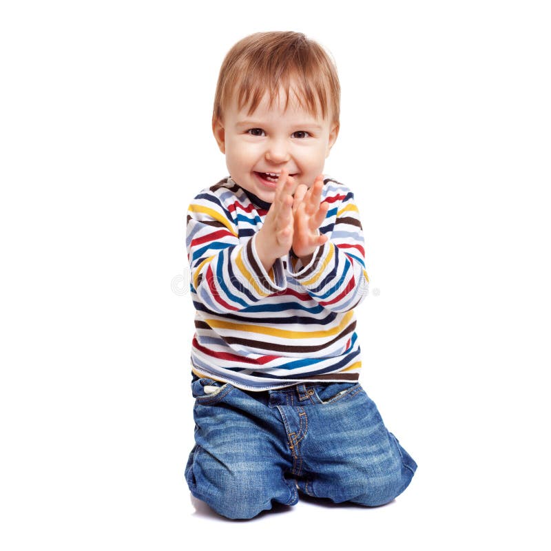 Clap your hands! 2 stock photo. Image of cute, laugh - 24434108