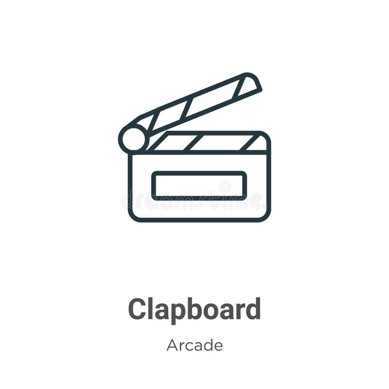 Director Clapboard Outline Stock Illustrations – 1,708 Director ...