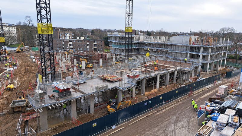 Clapham Junction Construction Site Seen from Above Editorial Stock ...