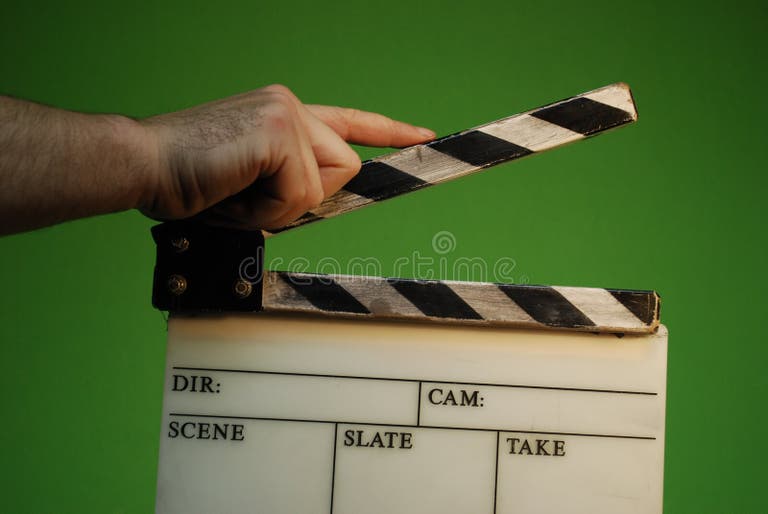 Clapper board stock image. Image of detail, film, font - 12112751