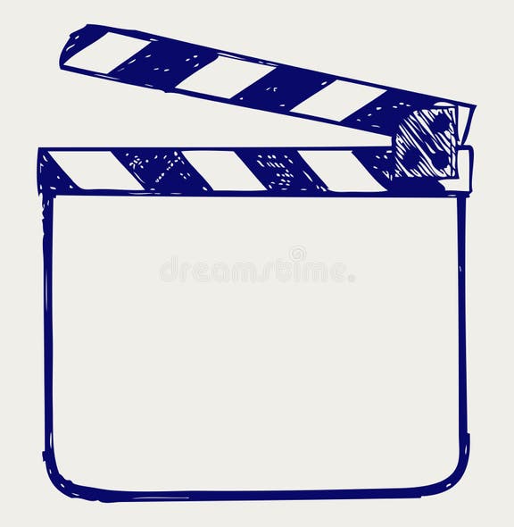 Clapperboard Draw Stock Illustrations – 259 Clapperboard Draw Stock ...