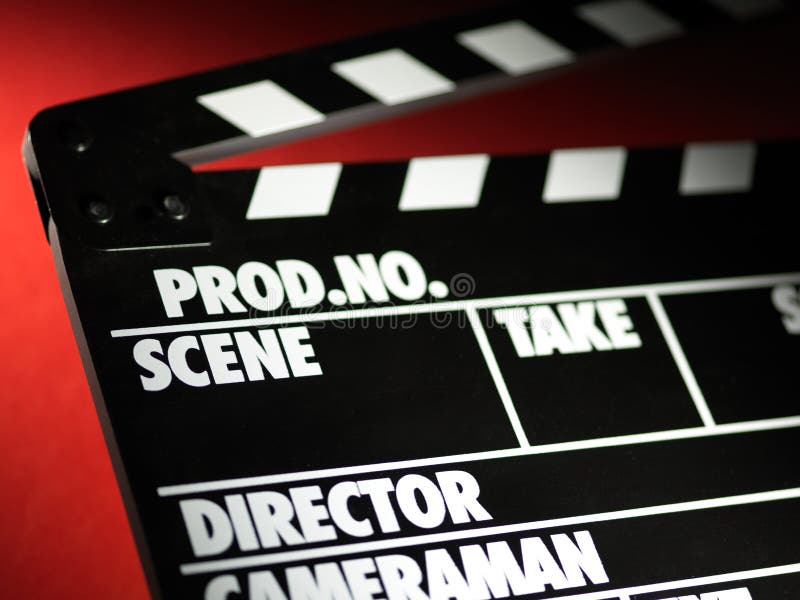 Hollywood Film Awards Concept with Shiny Metallic Movie Award Wrapped ...