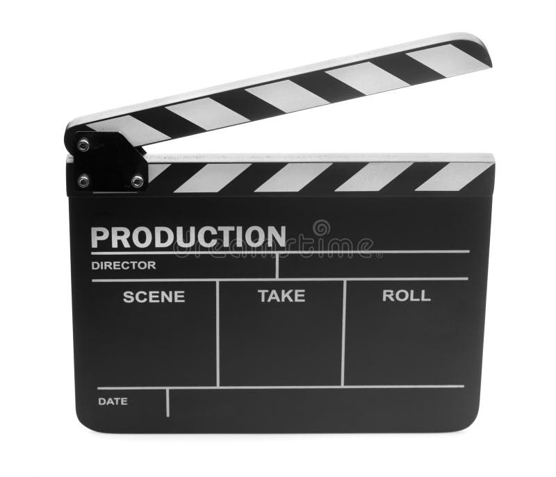 Digital clapper board stock photo. Image of cinematography - 45730502