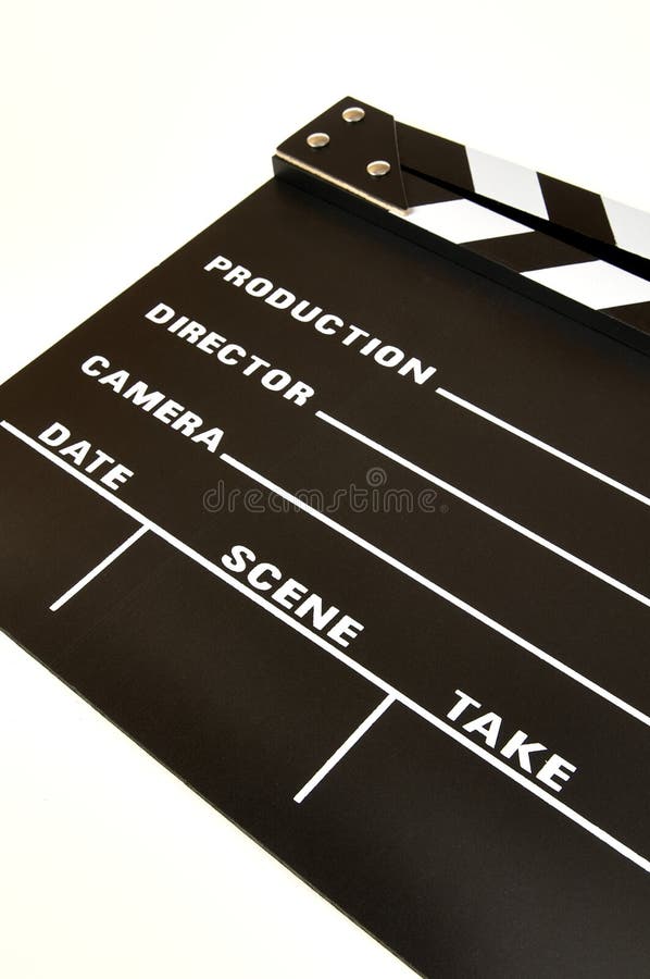 Movie scene marker stock photo. Image of filmmaking, film - 22902132