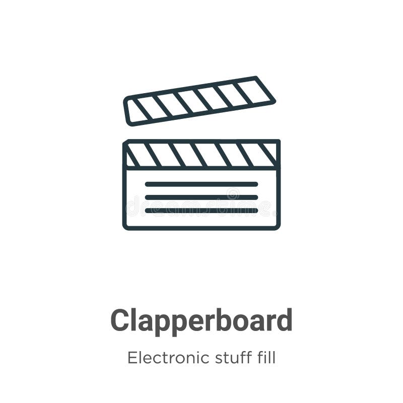 Electronic Clapperboard Stock Illustrations – 438 Electronic Clapperboard Stock Illustrations ...