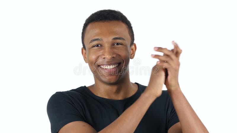Clapping Black Man, Applauding Stock Footage - Video of office, black ...