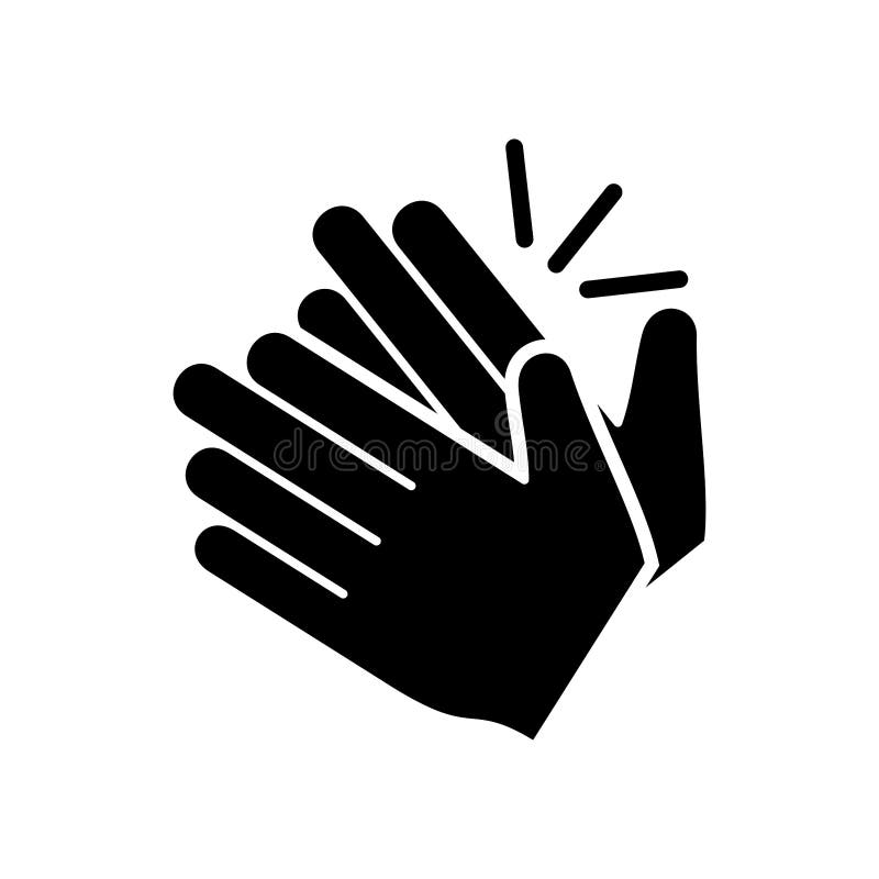 Clapping Hand Icon Vector Design Templates Stock Vector - Illustration ...