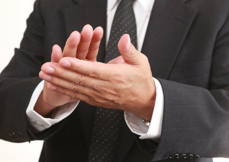 Clapping hands stock photo. Image of success, fingers - 18095444