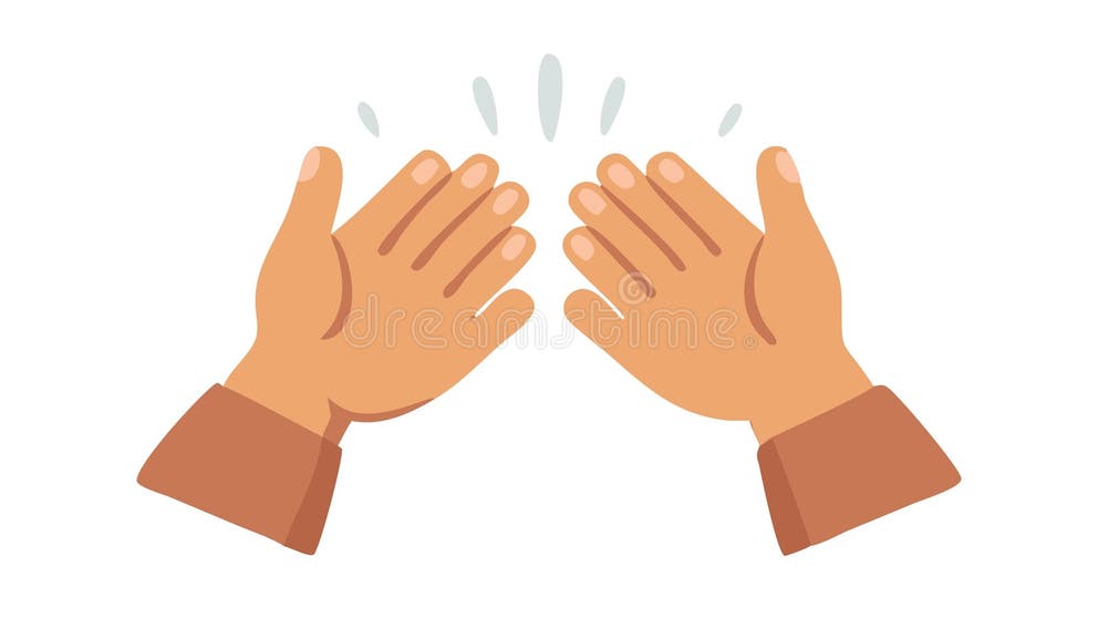 Clapping Hands Appreciation Icon, Applause Congratulations Support, Vector Design Generative AI ...
