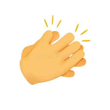 Clapping Hands Emoji Vector 3D Icon Icon. Clapping Hands Gesture ...