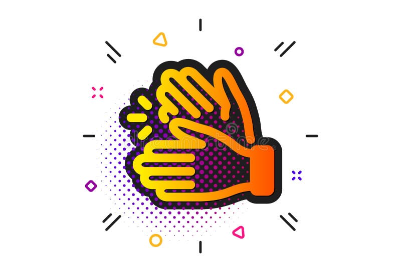 Clapping Hands Icon. Clap Sign. Vector Stock Vector - Illustration of ...