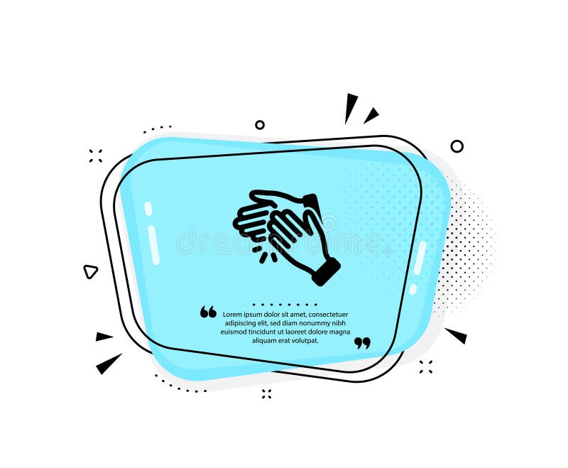 Clapping Hands Icon. Clap Sign. Vector Stock Vector - Illustration of ...