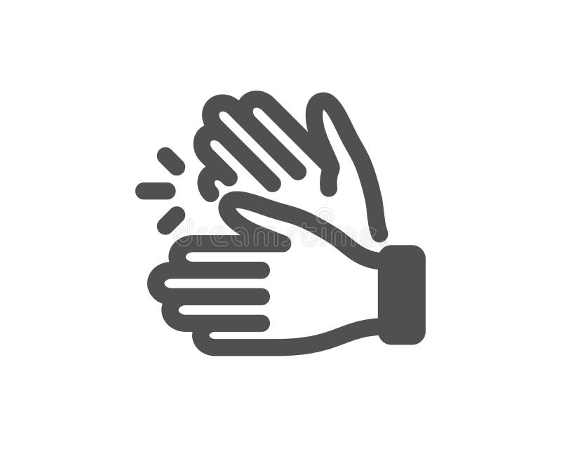 Clapping Hands Icon. Clap Sign. Vector Stock Vector - Illustration of ...