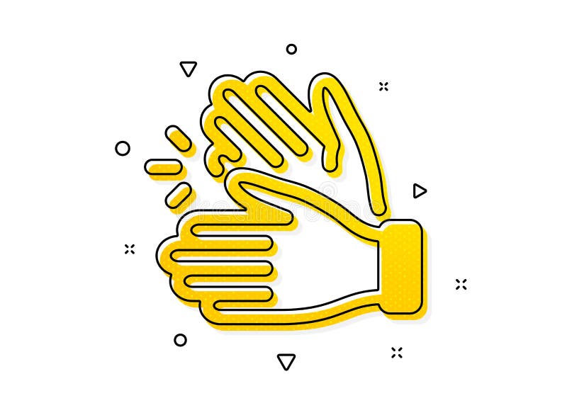 Clapping Hands Icon. Clap Sign. Vector Stock Vector - Illustration of ...