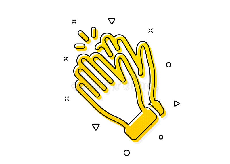 Clapping Hands Icon. Clap Sign. Vector Stock Vector - Illustration of ...