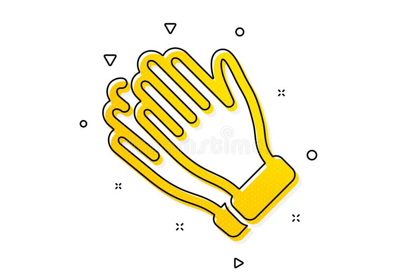 Clapping Hands Icon. Clap Sign. Vector Stock Vector - Illustration of ...