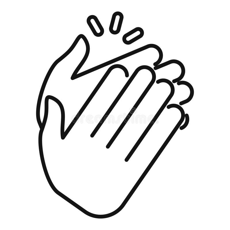 Expressing Joy and Recognition, Clapping Hands Create a Resounding ...