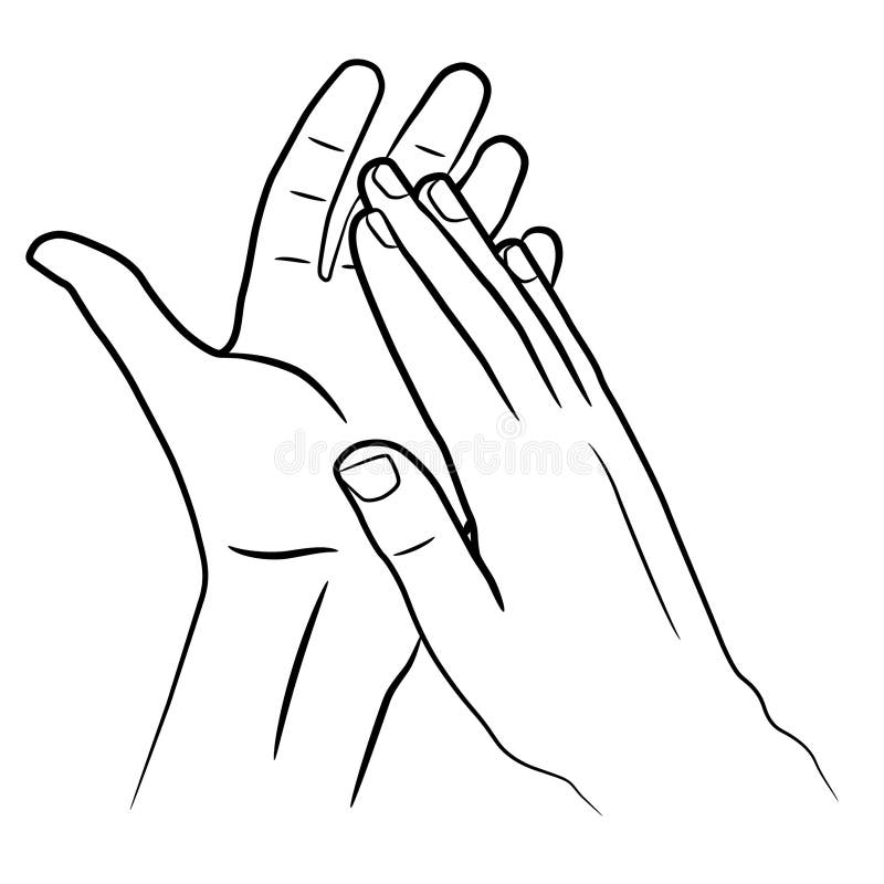Clapping Hands Vector Illustration by Crafteroks Stock Vector ...