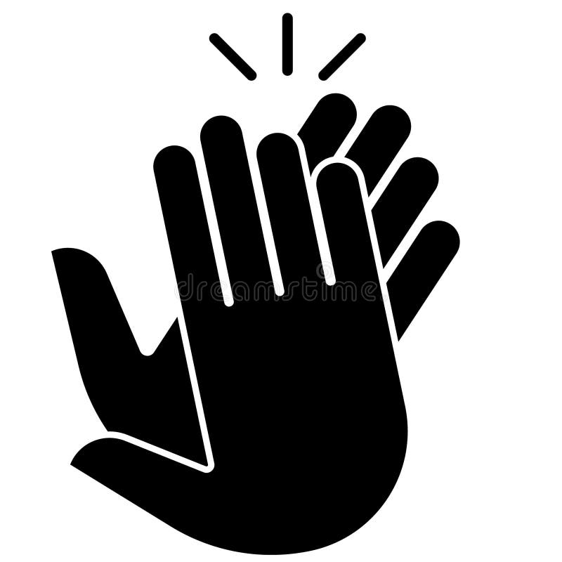 Clapping Hands Vector Illustration by Crafteroks Stock Vector ...