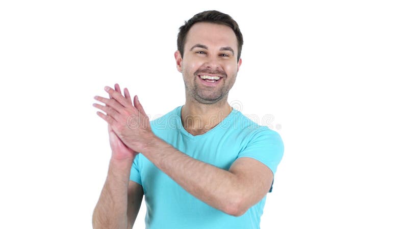 899 Man Clapping White Background Stock Photos - Free & Royalty-Free ...