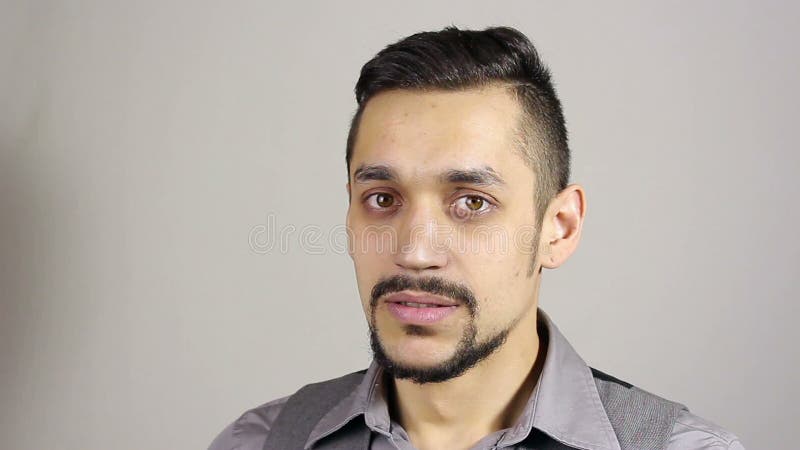 Clapping Sarcastically. Young Man Applauding Stock Footage - Video of ...