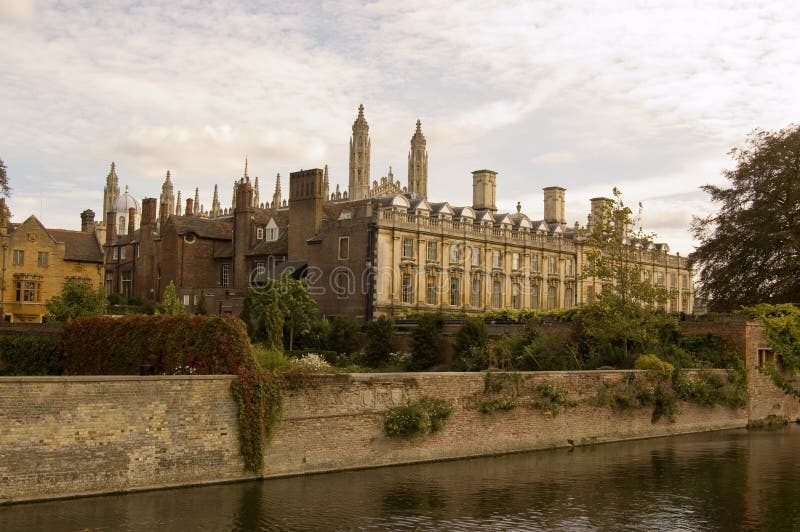 Clare College, Cambridge stock image. Image of horizontal - 22185175