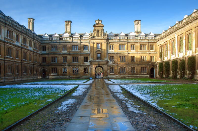 Clare College, Cambridge University Stock Photo - Image of college ...