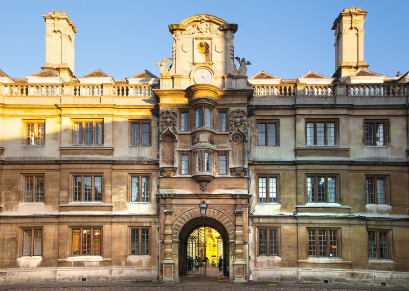 Clare College Inner Yard View, Cambridge Editorial Photography - Image ...