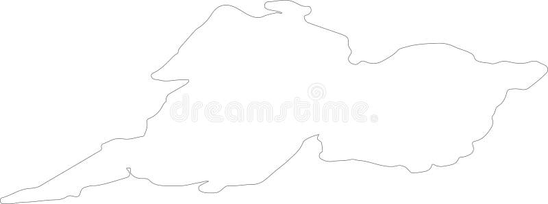 Clare Ireland outline map stock illustration. Illustration of vector ...