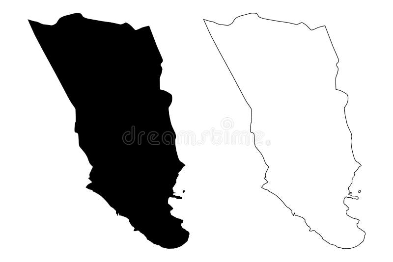 Clarendon Parish Parishes of Jamaica, Middlesex County Map Vector ...