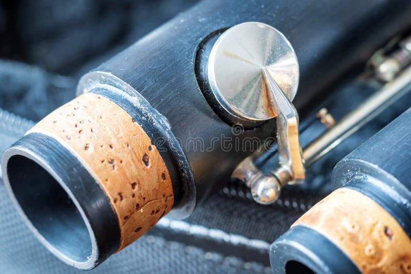 Clarinet Inside Musical Instrument Storage Case Closeup Stock Photo ...