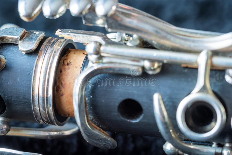 Clarinet Inside Musical Instrument Storage Case Closeup Stock Image ...
