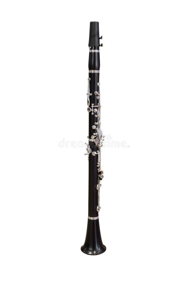 Clarinet Isolated on White Background Stock Photo - Image of orchestra ...