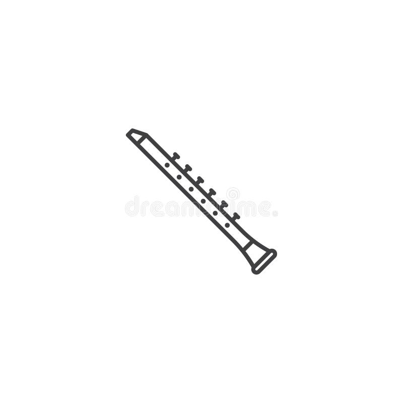 Clarinet Music Instrument Icon Vector Stock Vector - Illustration of ...