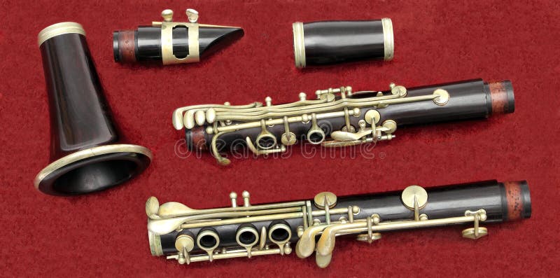 Clarinet pieces stock photo. Image of pieces, instrument - 20993298