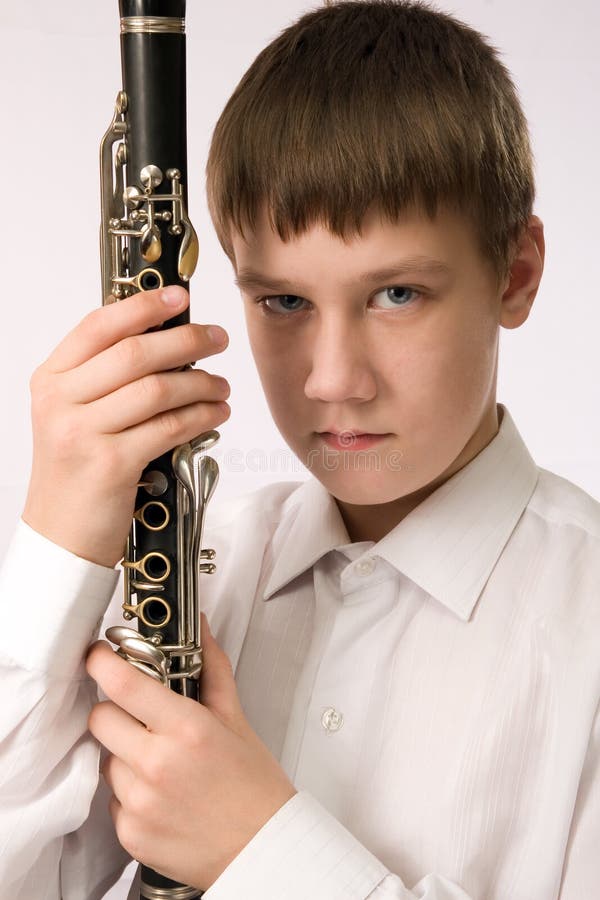 Clarinet player stock image. Image of clarinet, person - 3864409