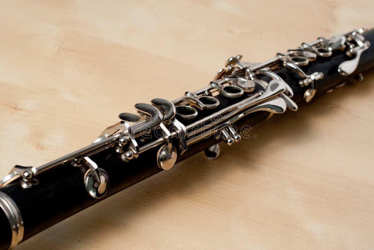 Clarinet view stock image. Image of music, musical, wood - 22461003