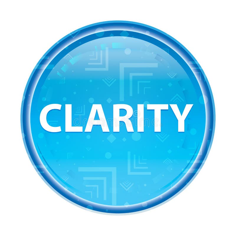 Clarity Round Blue Push Button Stock Illustration - Illustration of ...