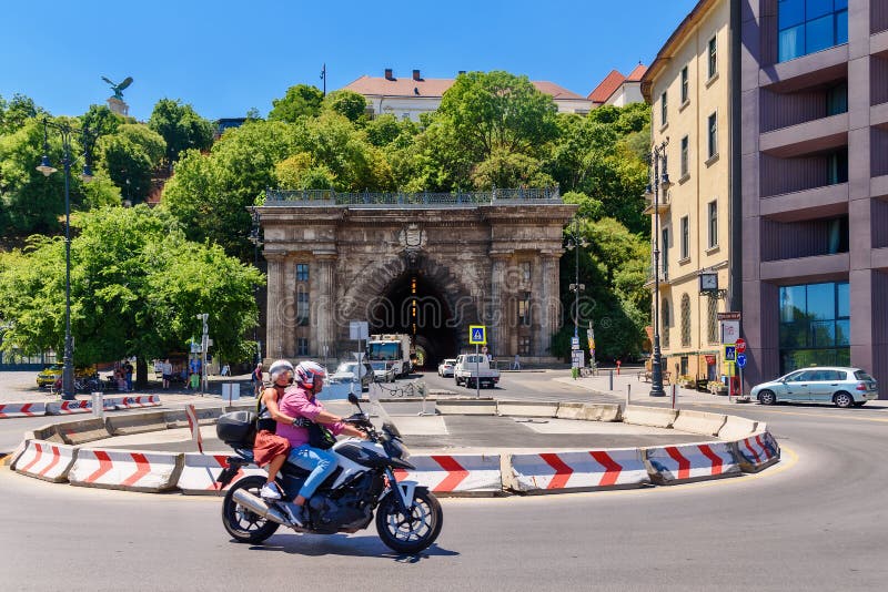Clark Adam Square Clark Adam Ter in Budapest. Editorial Stock Image ...