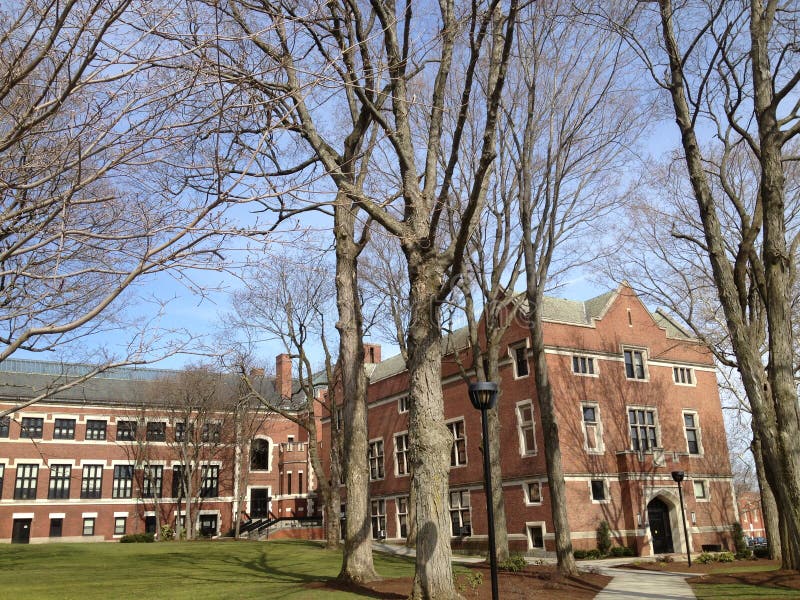 Clark University, Worcester, USA Early Spring Stock Photo - Image of ...