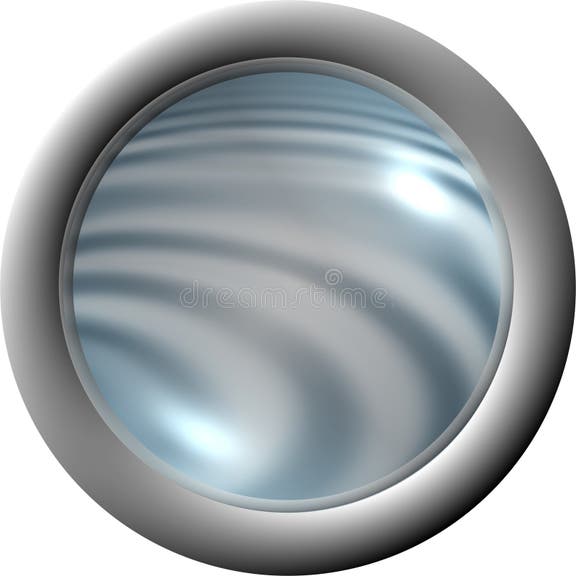 Claro del botón del Aqua. stock de ilustración. Ilustración de elemento ...