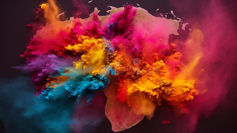 A Clash of Colors in the Sky Stock Image - Image of pattern, decorative ...