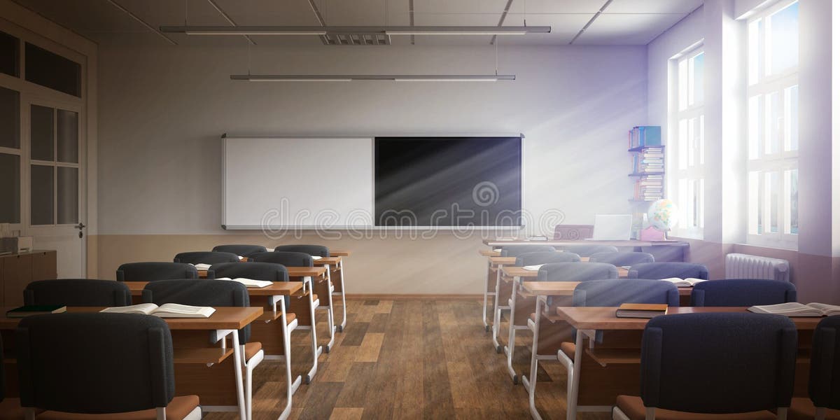 Interior Classroom Front View Stock Illustrations – 289 Interior ...