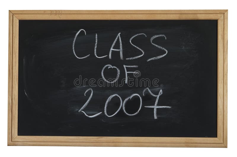 Class of 2023 on Paper Card with LED Cotton Balls Top View on Wooden ...