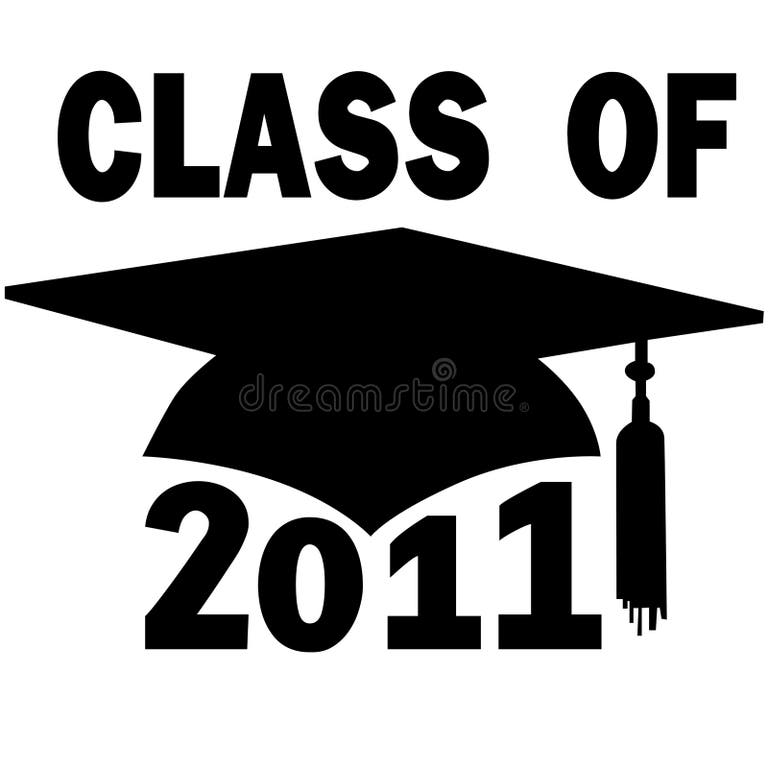 Class of 2011 College High School Graduation Cap Stock Vector ...