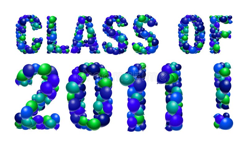 Class of 2011 stock vector. Illustration of college, blue - 15165584