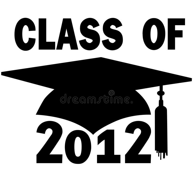 Class of 2012 College High School Graduation Cap Stock Vector ...